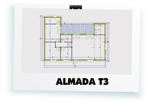 Casa de Madeira Pré fabricada Almada